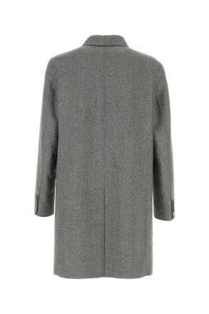Brioni Wool-Cashmere Coat - Gray