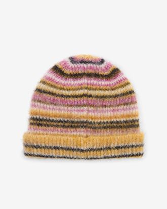 Isabel Marant Bonnet Morenne En Mohair - Femme - Mustard - - Isabel Marant