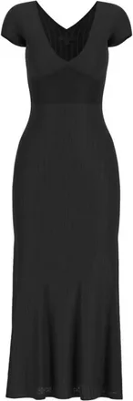 Guess Femme, Robes, Noir, Taille: 36 FR Maxi Dress