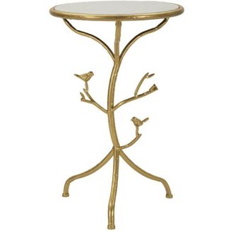 Mauro Ferretti Table Birds Marble Cm &Oslash; 38x60