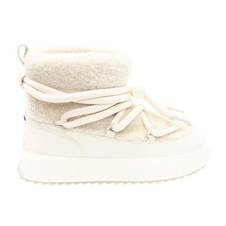 Moncler Femme, Chaussures, Blanc, Taille: 36 EU Altive Mid Teddy Bottes