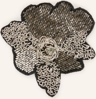 Sem per Lei Sem Per Lei Brosche Mit Schmucksteinen silber