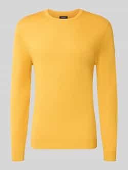Mc Neal Strickpullover mit geripptem Rundhalsausschnitt