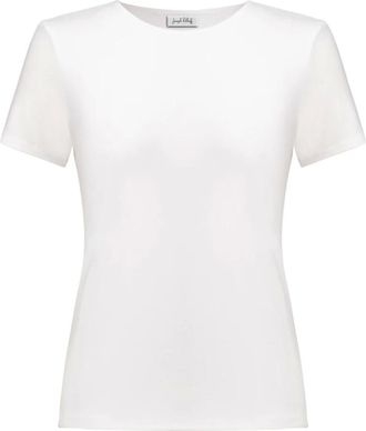 Joseph Ribkoff Femme, Tops, Blanc, Taille: 44 FR T-Shirt Ajust&eacute; en Tricot Soyeux