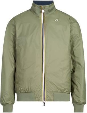 K-Way Blouson r&eacute;versible en coton m&eacute;lang&eacute;