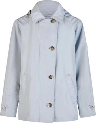Lebek Femme, Manteaux, Bleu, Taille: 38 FR Trench Coat