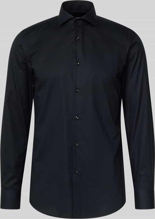 HUGO BOSS Slim Fit Businesshemd aus Baumwolle mit Kentkragen Modell HANK