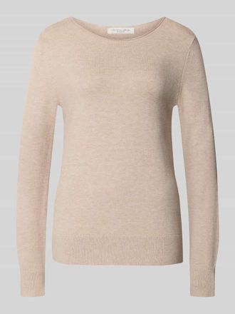 Christian Berg Regular Fit Strickpullover aus Viskose-Mix mit U-Boot-Ausschnitt