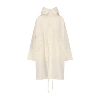 Jil Sander Trendy Regenjacke - - Jackets - Damen - Wei&szlig; - XS