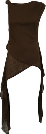 Ganni Femme, Blouses et Chemises, Brun, Taille: 38 FR D&eacute;bardeur Marl Mesh &agrave;
