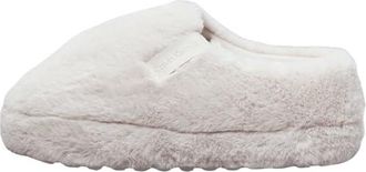 Calvin Klein Chaussons Femme Home Anke Slipper Fur Fourrure, Multicolore (Triple Eggshell), 38