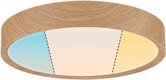 Paulmann 71085 LED Deckenleuchte Selection Bathroom Tega IP44 White Switch 1200lm 230V 22,5W Holzoptik Badleuchte Badleuchte