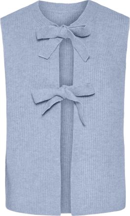 Pieces Pcsilly Sl Rev Tie Vest Knit Noos Bc