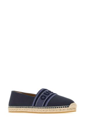 Gucci Mens Navy Blue Canvas Espadrilles Blagblagblagl Espadrillas