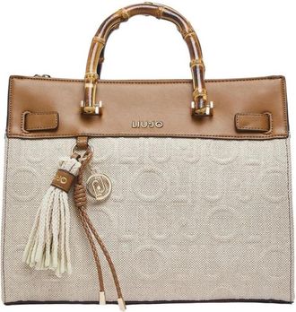 Liu Jo Femme, Sacs, Beige, Taille: ONE Size Sac Medium avec Breloques