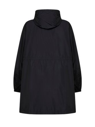 Canada Goose Womens Hooded Parka Lume Black Nylon Polyamide Bomber Jackets