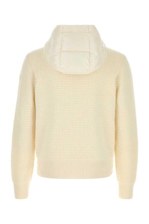 Moncler Wool-Blend Down Jacket - Cream