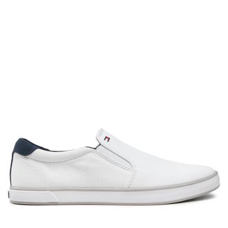 Tommy Hilfiger Sneakers aus Stoff Tommy Hilfiger Harlow 2D FM0FM00597 Wei&szlig;