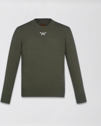 MCM Pullover aus Wolle und recyceltem Kaschmir in Laurel BEECH WOOL