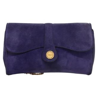 Celine Pre-owned Daim sacs-celine - Femme - Pre-owned - Violet - Taille: ONE Size