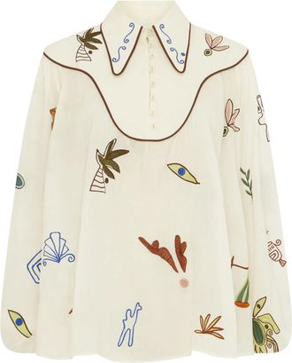 Alemais Blouse Mina Brod&eacute;e Al&eacute;mais