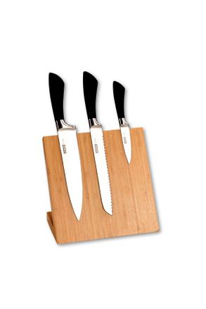KESPER Messerblock, Eiche, Holz, Bambus, 20x13x23 cm, FSC 100%, magnetisch, Kochen, K&uuml;chenmesser, Messersets