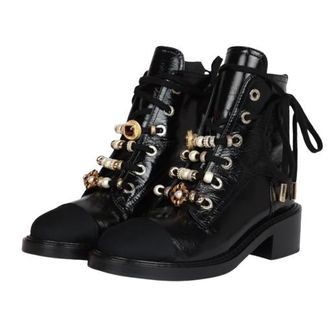 Chanel Metier DArts Combat Boots Size 38
