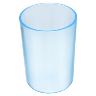 Artibetter Transparenter Zahnb&uuml;rstenbecher aus Robustem Wasserfester Trinkbecher f&uuml;r Badezimmer Multifunktionaler Mundsp&uuml;lbecher in Elegantem Blau Geeignet f&uuml;r E