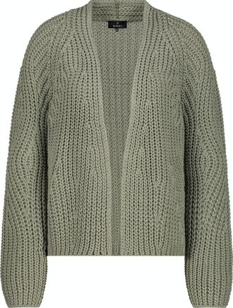 Monari Damen Strickjacke Strick&uuml;berwurf (408469), Gr&ouml;&szlig;e:44, Farbe:Sage (640)