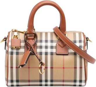 Burberry Sac bandouli&egrave;re Pre-owned - Femme - Pre-owned - Beige - Taille: ONE Size