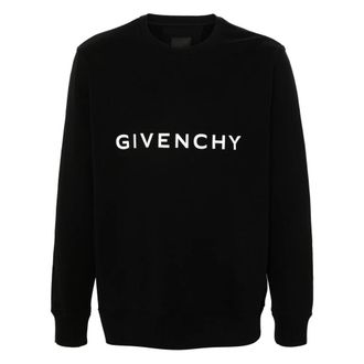 Givenchy Schwarzer Archetype Logo Sweatshirt - - Sweatshirts & Hoodies - Herren - Schwarzk - M