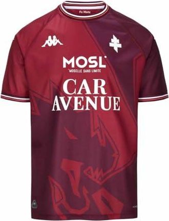 Kappa Maillot Enfant Komba Domicile FC Metz Officiel Football Taille 6 Ans