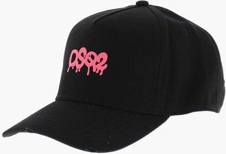 Dsquared2 Solid Baseball Cap With Fluorescent Logo size One Size