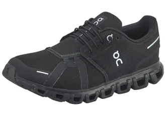 On Running Sneaker ON RUNNING ON RUNNING CLOUD 6, Herren, Gr. 44,5, schwarz (schwarz, schwarz), Synthetik, Textil, Schuhe Sneaker, Topseller