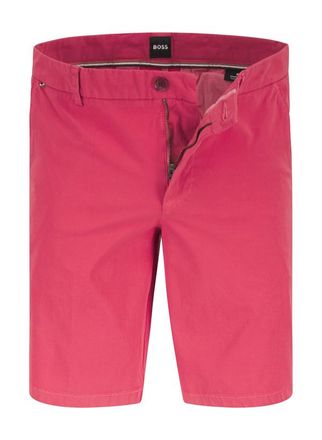HUGO BOSS Herren Shorts rot Baumwoll-Stretch