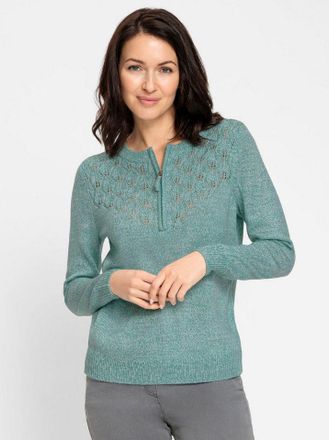 Witt Strickpullover Pullover Langarm Ajour