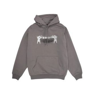Rassvet Klassischer Hoodie mit Frontgrafik- Dunkelgrau - - Sweatshirts & Hoodies - Herren - Grau - L