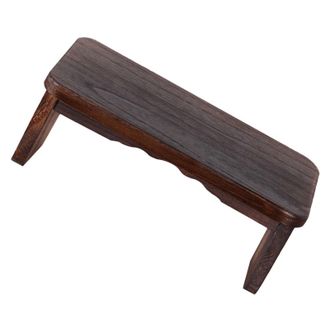 Hemobllo Ergonomische Meditationsbank aus Massivholz Tragbarer Gebetshocker mit Glatter Oberfl&auml;che Kompakte Kniebank f&uuml;r Meditation Teezeremonie und Gebet