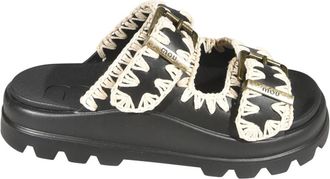 Mou Femme, Chaussures, Noir, Taille: 38 EU Sandales