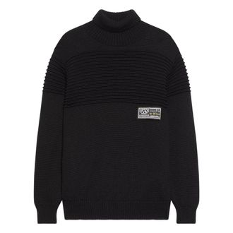 GCDS Ottoman Turtleneck - - Knitwear - Herren - Schwarzk - S