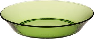 Duralex Lys Collection | tiefer Teller aus Glas, 19,5 cm, Grün, 6-teiliges Set | aus robustem Glas, spülmaschinengeeignet, hergestellt in Frankreich