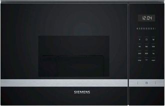 SIEMENS Elektronische Mikrowelle mit Grill iQ500 Schwarzglas - SIEMENS