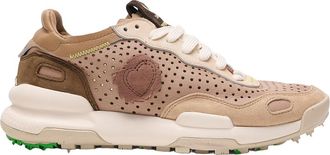Satorisan Chacrona Laser Premium - Casual Sneaker Damen - Vintage Leder Sportschuhe Bequem, Nachhaltig und Dauerhaft - Farbe Creamy Peach - Größe 38
