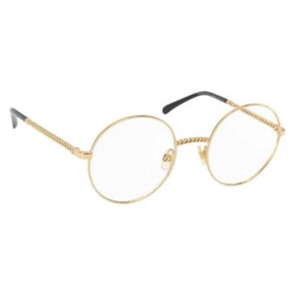 Chanel Lunettes de soleil en m&eacute;tal Pre-owned - Femme - Pre-owned - Jaune - Taille: ONE Size