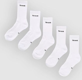 Blue Tomato Logo 5-Pack Socks white