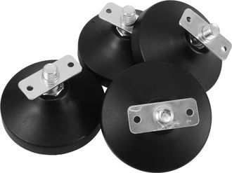 Artibetter Verstellbare Nivellierf&uuml;&szlig;e 4 St&uuml;ck rutschfeste M&ouml;belbeine aus Kunststoff 8,9cm H&ouml;he f&uuml;r Schr&auml;nke und Tischfu&szlig;balltische Robust und Drehbar