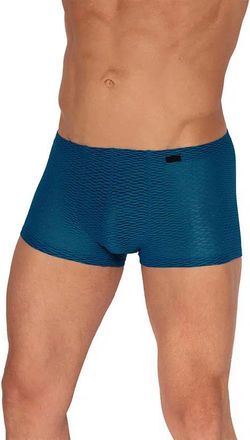 Olaf Benz Herren Trunk blau Mikrofaser unifarben