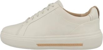 Clarks Femme Hollyhock Walk Basket, Off White Lea, 37.5 EU