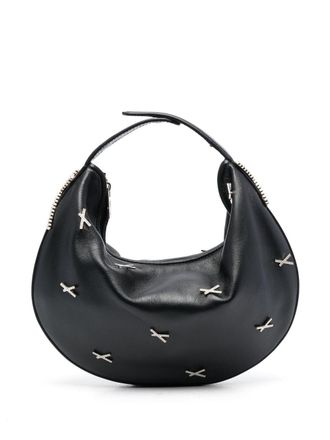 Genny sac cabas Fortune &agrave; d&eacute;tail appliqu&eacute; - Noir