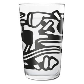 Ritzenhoff Milchglas, Schwarz, 7.8 cm